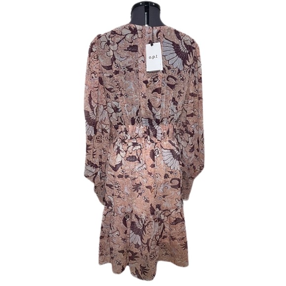 Anthropologie | Dresses | Opt One Pretty Time Anthropologie Floral Bird ...